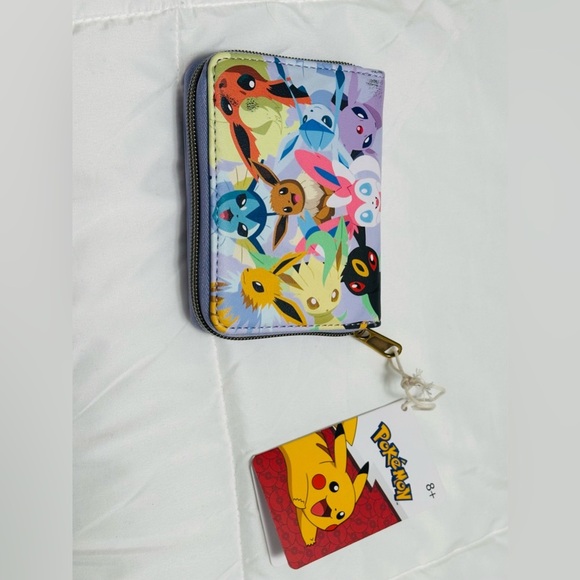 Pokemon | Accessories | Pokemon Eeveelution Zipper Wallet Multicolor ...